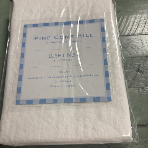 Pine Cone Hill | Bedding | Pine Cone Hill Lush Linen Pillowcases White ...